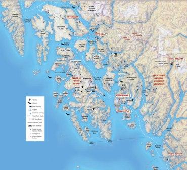 Ketchikan Maps – Walking Tour Map, City, Island, and Area Maps of Ketchikan