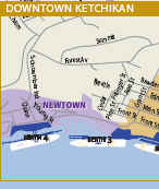 Ketchikan Maps & Walking Tour Map, City, Island, and Area Maps of town